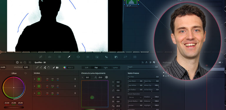 Chroma Keying Part 1: Quick Results Using Resolve's 3D Keyer